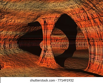 Underground Tunnel 3d Rendering Stock Illustration 771491926 | Shutterstock