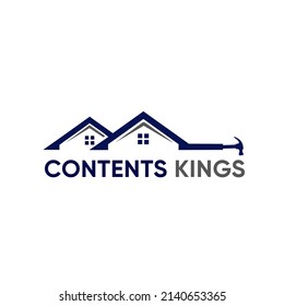 Unique Construction Logo Design Concept Stock Illustration 2140653365 ...
