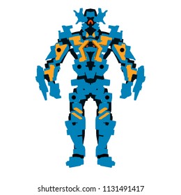 Unique Design Sci Fi 2d Character Stock Illustration 1131491417