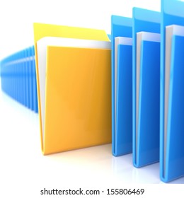 Unique Folder Icon On White Background Stock Illustration 155806469 ...