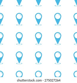 Unique Pointer White Blue Seamless Pattern Stock Illustration 275027264 ...