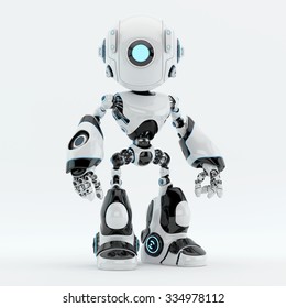 Unique Robot Character Robot Pointing Stock Illustration 334978127 ...