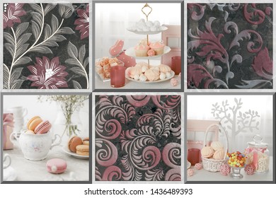 Unique Wall Tile Design Texture Stock Illustration 1436489393