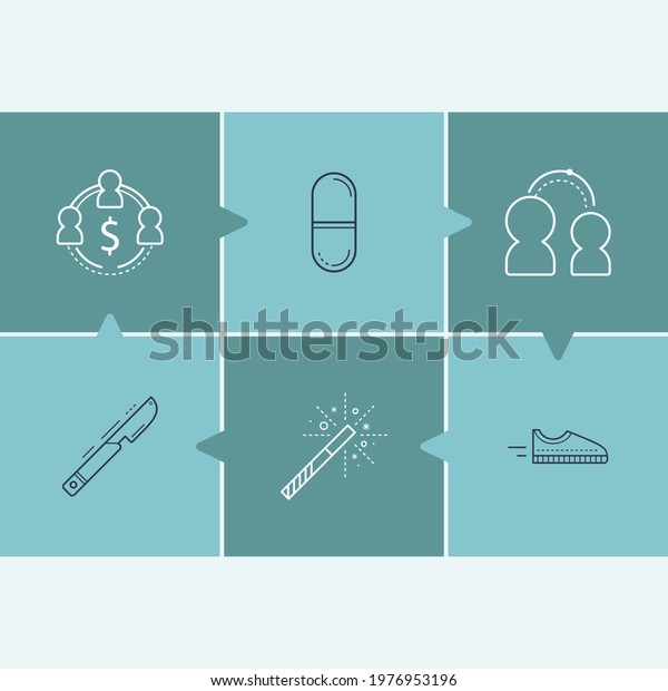 Universal Icon Set Surgery Magic Pill Stock Illustration 1976953196 ...
