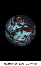 Glitch Effect On Earth Image Space Stock Photo (Edit Now) 1012939735