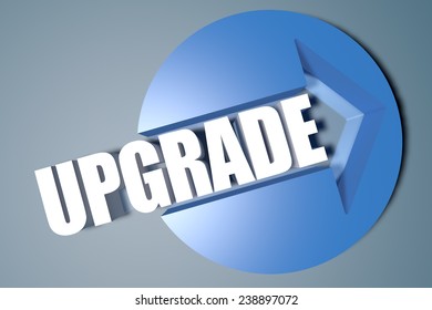 Upgrade 3d Text Render Illustration Concept Stock Illustration ...
