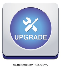 Upgrade Now Button: vector de stock (libre de regalías) 193725824