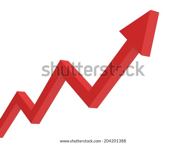 Upward Graph Arrow Stock Illustration 204201388 | Shutterstock