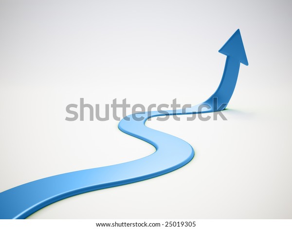 Upwards Arrow Stock Illustration 25019305