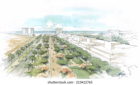 382 Boulevard Sketch Images, Stock Photos & Vectors | Shutterstock