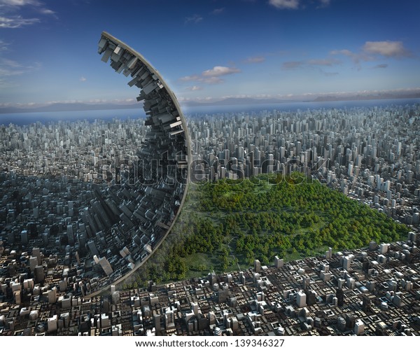 Urban Development Stock Illustration 139346327