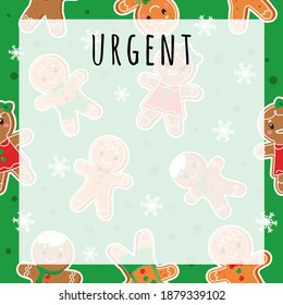 Urgent Note Printable Notepad Sticky Note Stock Illustration 1879339102 ...