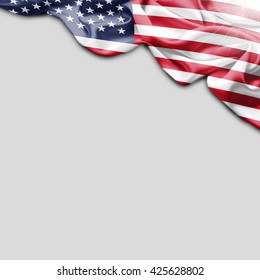 Usa Flag Plain Background Stock Illustration 425628802 | Shutterstock