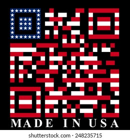Usa Qr Code Vector 스톡 벡터(로열티 프리) 202092991 | Shutterstock