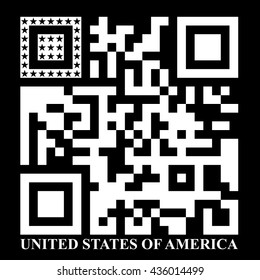 Usa Qr Code Vector: เวกเตอร์สต็อก (ปลอดค่าลิขสิทธิ์) 219852361 ...