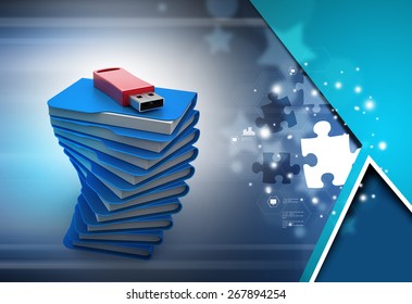 Usb Drive File Folder Stock Illustration 267894254 | Shutterstock