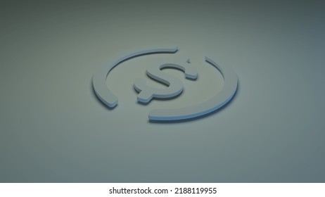 Usdc Wallpaper Logo 3d Render Stock Illustration 2188119955 | Shutterstock