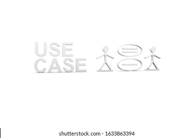 Use Case Concept White Background 3d Stock Illustration 1633863394