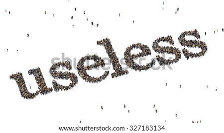Useless Word Crowd Above Stock Illustration 327183134 - Shutterstock