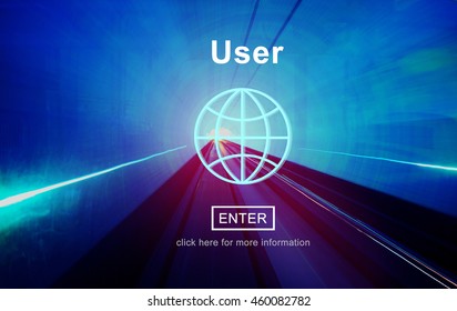 User Customer Connection System Information Concept: стоковая ...