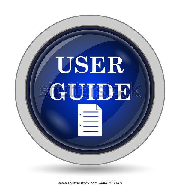 User Guide Icon Internet Button On Stock Illustration 444253948