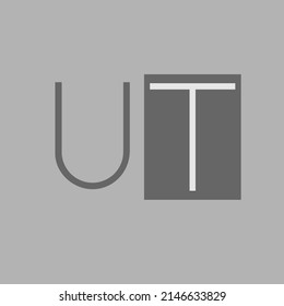 Ut Elegant Initial Name Logo Linked Stock Illustration 2146633829 ...