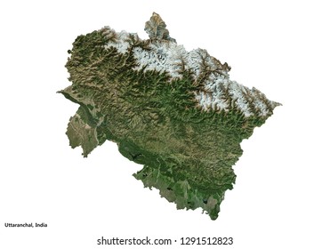 Uttaranchal India India Map 3d Rendering Stock Illustration 1291512823 ...