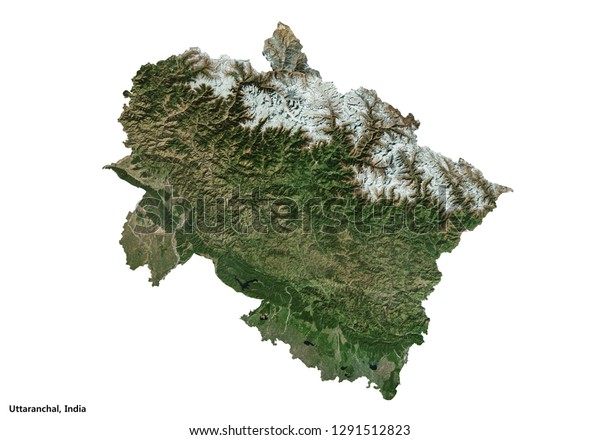 Uttaranchal India India Map 3d Rendering Stock Illustration 1291512823 ...