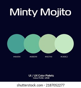 Ux Ui Colour Pallets Background Design Stock Illustration 2187052277 ...
