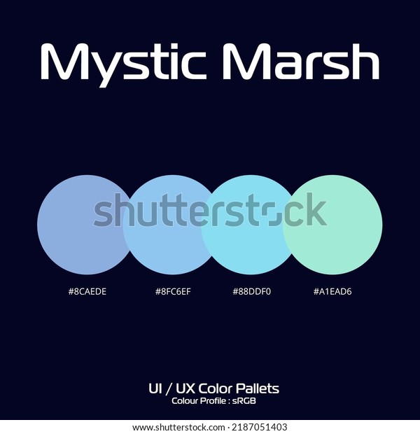 Ux Ui Colour Pallets Background Design Stock Illustration 2187051403 ...