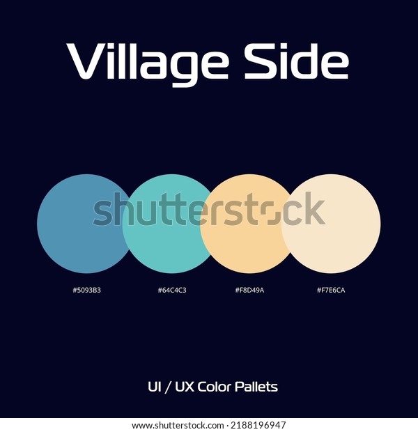 Ux Ui Colour Pallets Background Design Stock Illustration 2188196947 ...