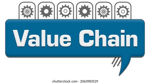 Value Chain Concept Image Text Related Stock Illustration 2063983529 ...