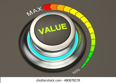 Value Concept Max Level Value 3d Stock Illustration 480878278 ...