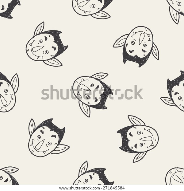 Vampire Doodle Stock Illustration 271845584 | Shutterstock