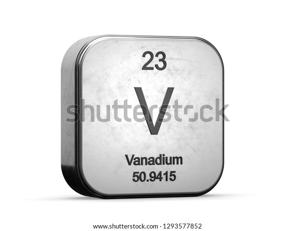Vanadium Element Periodic Table Series Icons Stock Illustration ...