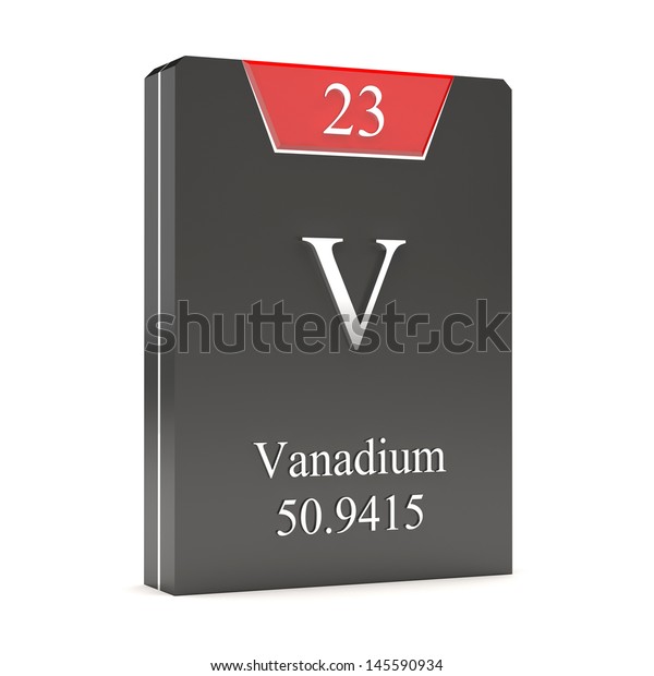 Vanadium V 23 Periodic Table Stock Illustration 145590934 | Shutterstock