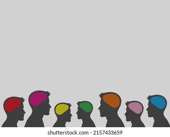 Various Human Thinking Image Illustrations Things Stock Illustration ...
