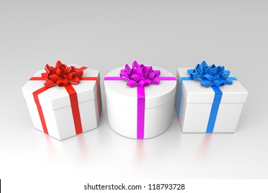 Various Shapes Gift Boxes Stock Illustration 118793728 | Shutterstock