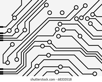 Vector Abstract Circuit Board Stock Illustration 68333518 | Shutterstock