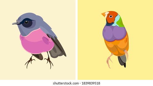 Vector Bird Drawing No Background Stock Illustration 1839839518 ...