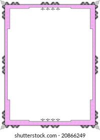 Vector Border Illustration Appearance Design Stock Illustration ...