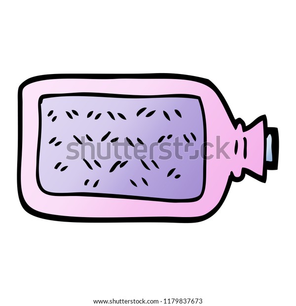 Vector Gradient Illustration Cartoon Hot Water Stock Illustration ...