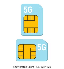 Vector Icon Mobile 5g Chip Sim Stock Illustration 1575344926 | Shutterstock