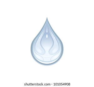 Vector Illustration Water Drop Stock Illustration 101054908 | Shutterstock