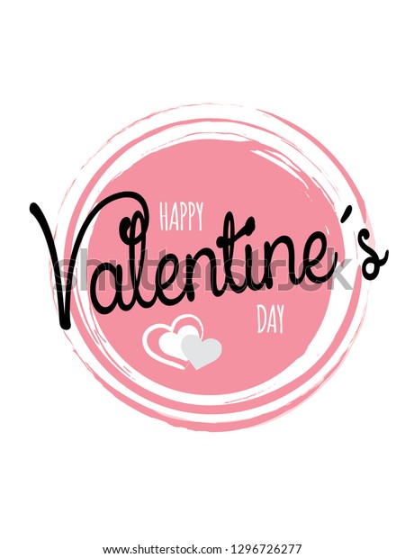 Vector Illustrator Happy Day Lettering Typography Stock Illustration ...