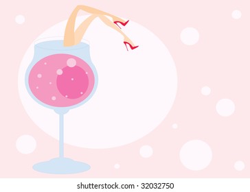 Vector Image Beaker Womans Legs 库存矢量图（免版税）25942708 | Shutterstock