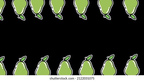 9,412 Pear Border Images, Stock Photos & Vectors | Shutterstock