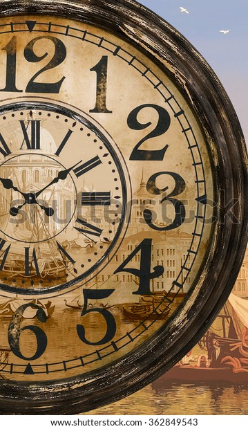 Venetian Clock Stock Illustration 362849543 | Shutterstock
