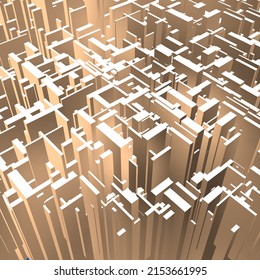 Vertical 3d Illustration Tech Background Stock Illustration 2153661995 ...