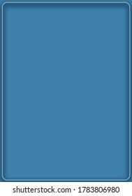 Vertical Empty Frame On Soft Blue Stock Illustration 1783806980 ...